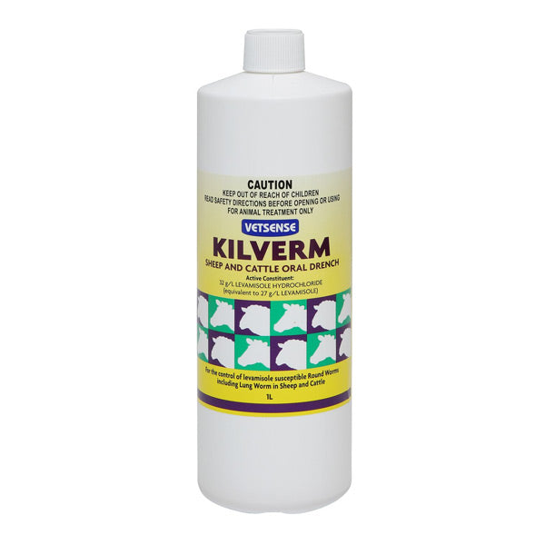 Vetsense Kilverm Sheep and Cattle Wormer 1L – Dusty & Rusty Country Co